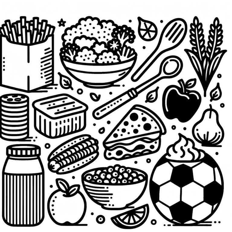 Essen PDF zum Ausdrucken - Meine-Malvorlage.de