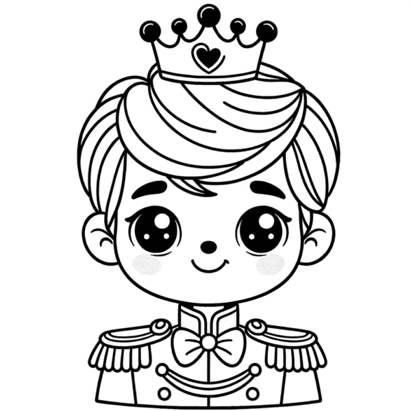 Prinz Ausmalbild zum PDF Download - Meine-Malvorlage.de